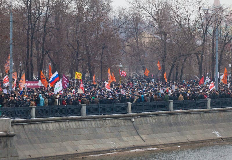 Mass Protest Against Parliamentary Elections. Editorial Image - Image ...