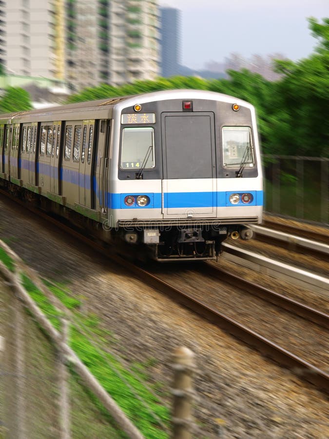 Mass rapid transit stock image. Image of moving, buildings - 13235043