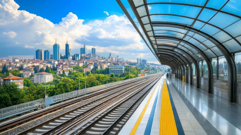 Mass Transit Hubs, Bus Interchanges, and Train Stations Stock Image ...