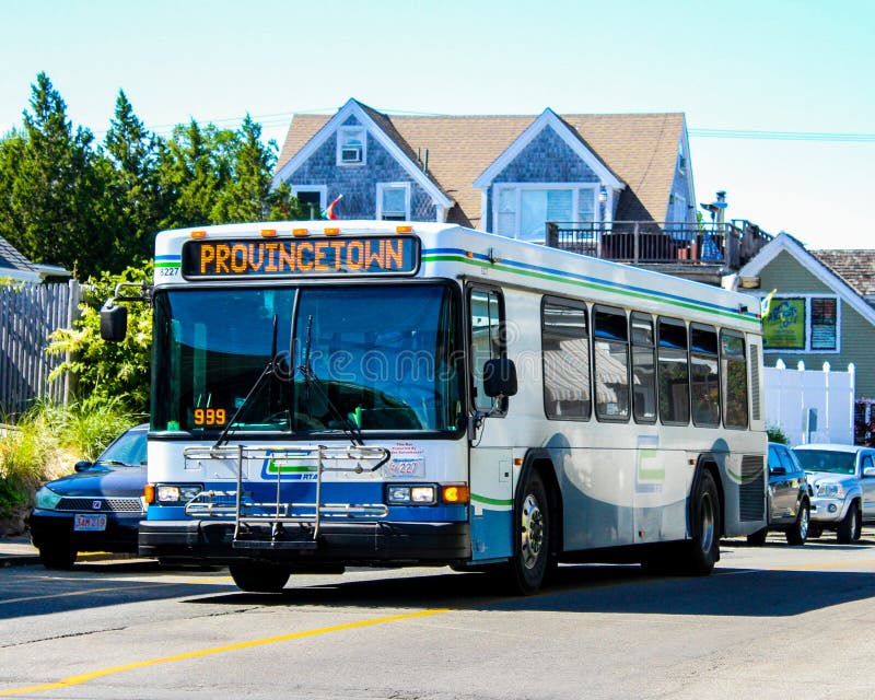 Mass Transit, Provincetown, Bus. Editorial Photography - Image of ...