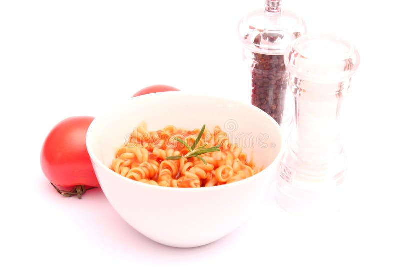 Massa com molho de tomate foto de stock. Imagem de tomate - 37899292