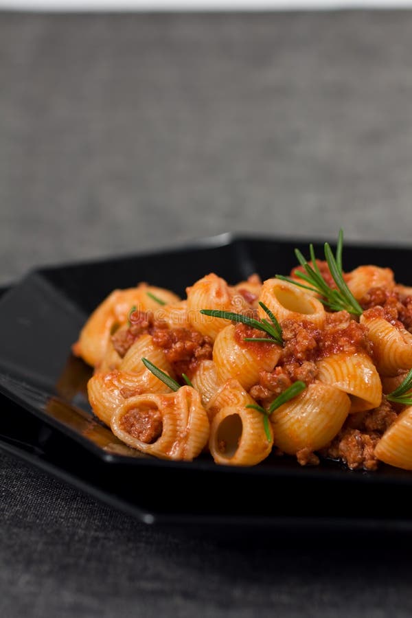 Massa e molho italianos imagem de stock. Imagem de caseira - 14421647