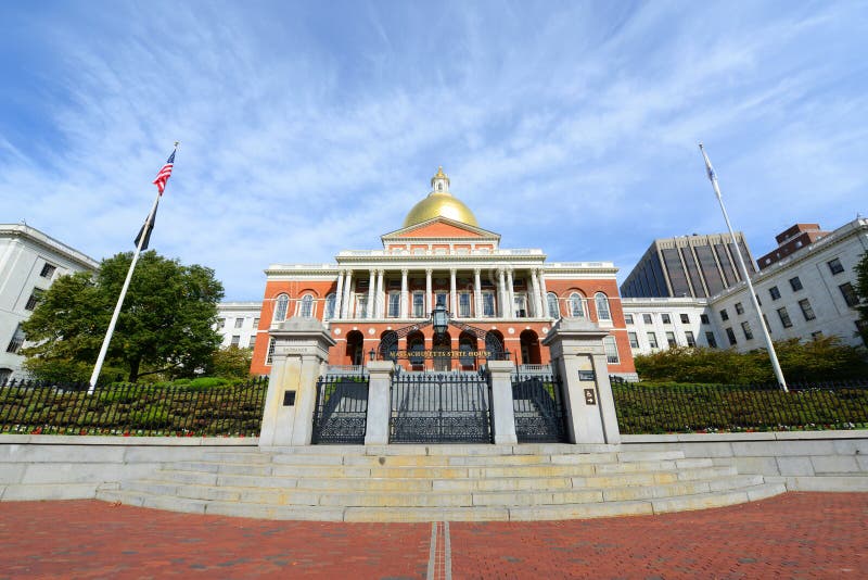 Massachusetts State House, Boston Stock Photo - Image of capitol ...