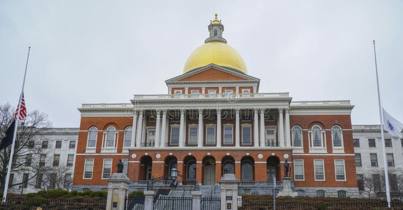 Massachusetts State House in Boston - BOSTON , MASSACHUSETTS - APRIL 3 ...
