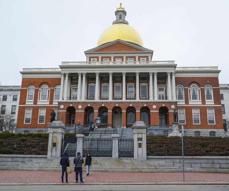 Massachusetts State House in Boston - BOSTON , MASSACHUSETTS - APRIL 3 ...