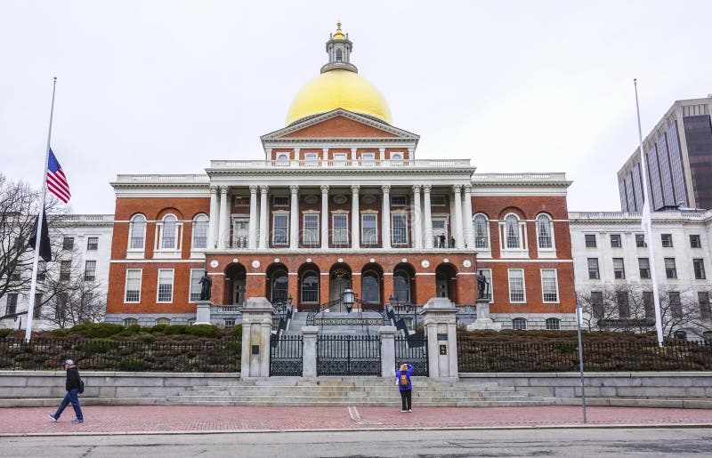 Massachusetts State House in Boston - BOSTON , MASSACHUSETTS - APRIL 3 ...