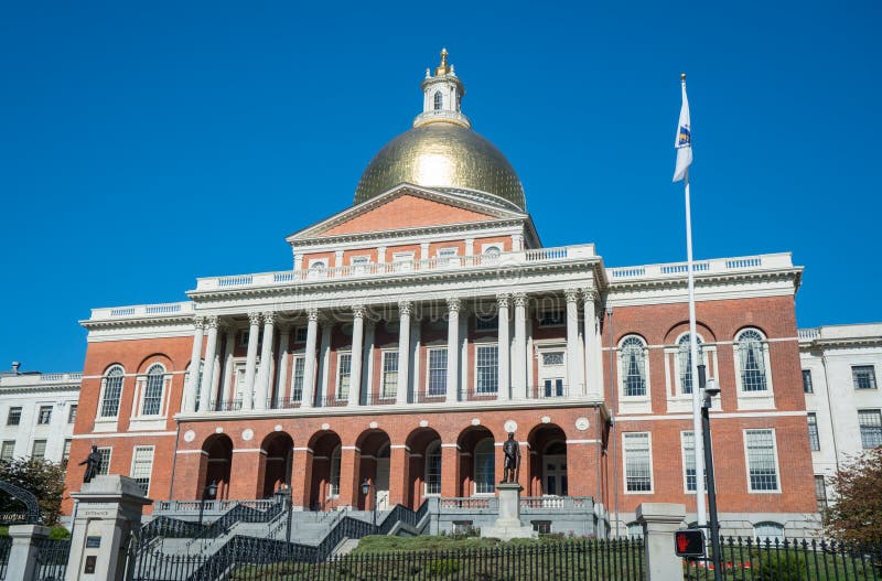 Massachusetts State House stock photo. Image of gold - 61152720