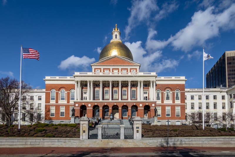 Massachusetts State House - Boston, Massachusetts, USA Stock Photo ...