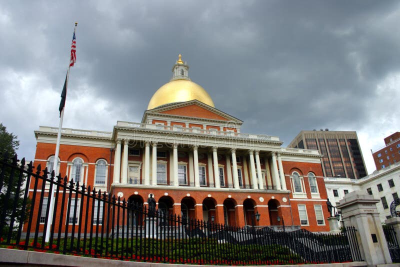 Massachusetts State House, Boston, USA Stock Photo - Image of dome ...