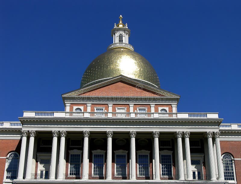 Massachusetts State House stock image. Image of government - 33872905