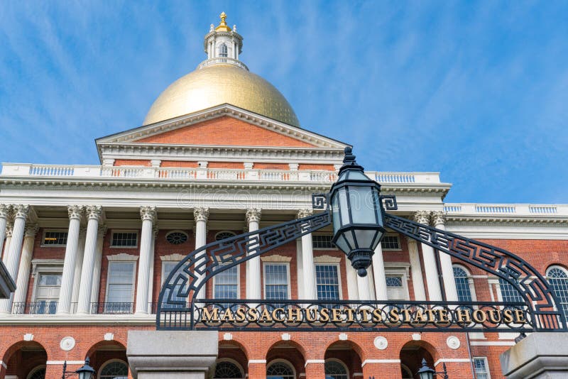 Massachusetts State House stock photo. Image of sightseeing - 137749634