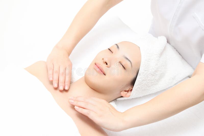 Massage stock photo. Image of oriental, face, female - 22241828