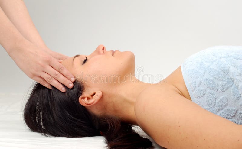 Relaxing Head Massage stock photo. Image of clinic, facial - 590122