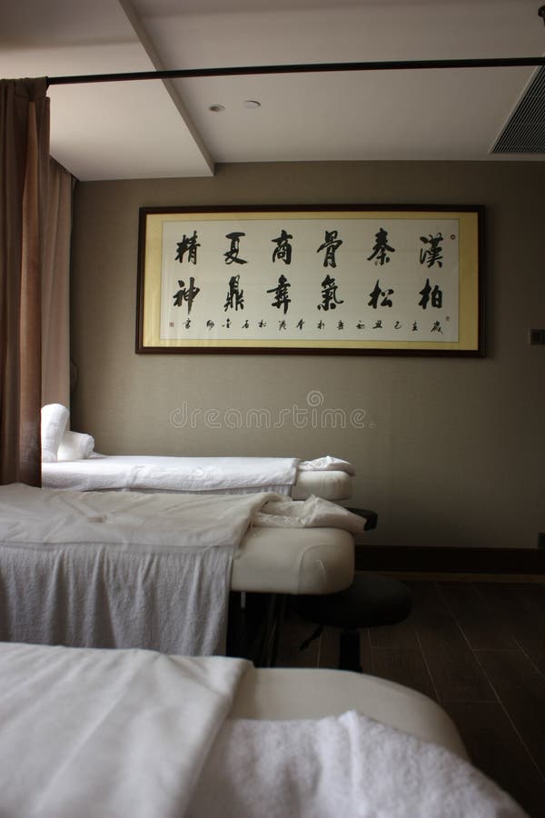 Massage area editorial image. Image of beauty, salon - 73991350