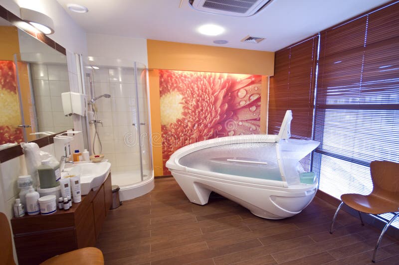 Massage cabin stock photo. Image of luxury, luxurious - 6893254