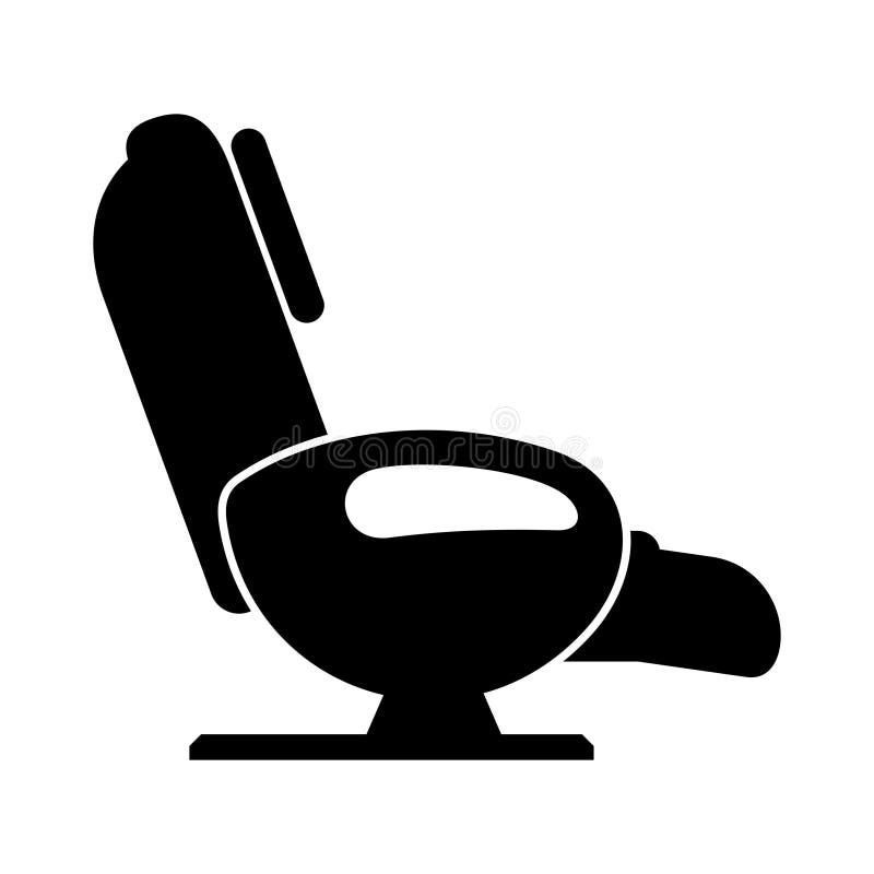 Massage chair stock vector. Illustration of symbol, massage - 116717621