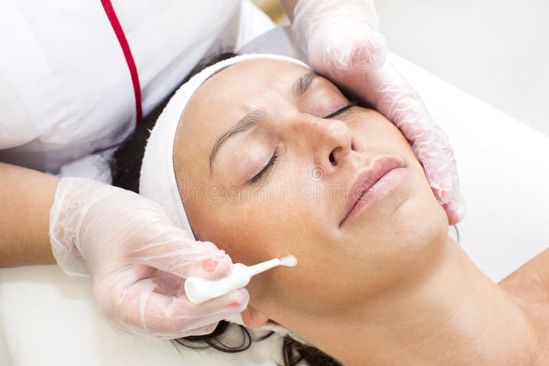 Massage and Facials in Beauty Salon Stock Photo - Image of facial ...