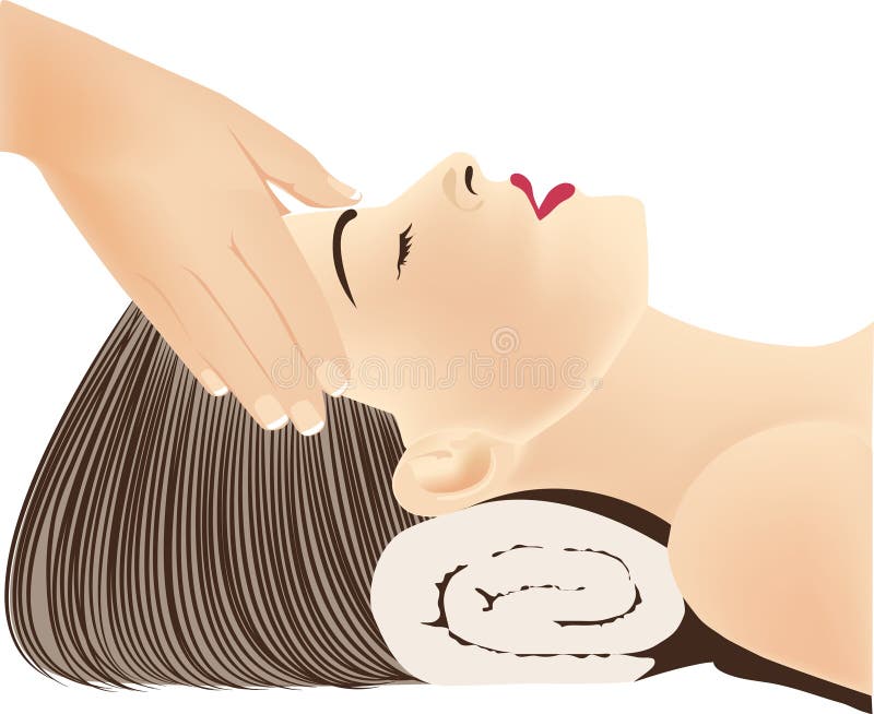 Massage De Croquis De Main Illustration De Vecteur Illustration Du