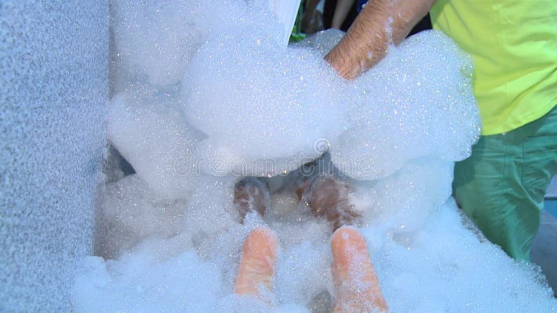 Massage foam stock video. Video of beauty, luxury, people - 136851667