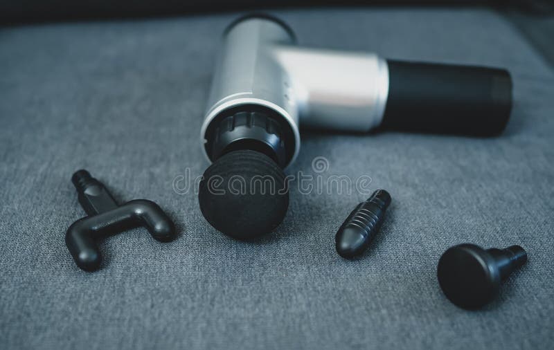 Massage percussion device stock image. Image of medical - 212903513