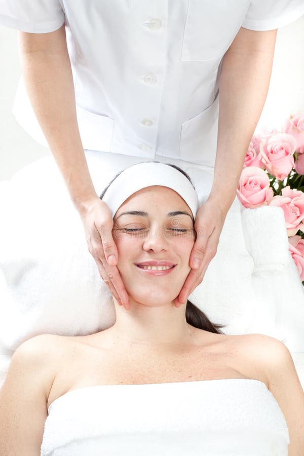 Massage Spa. Facial Treatment. Stock Photo - Image of clinic, cosmetics ...