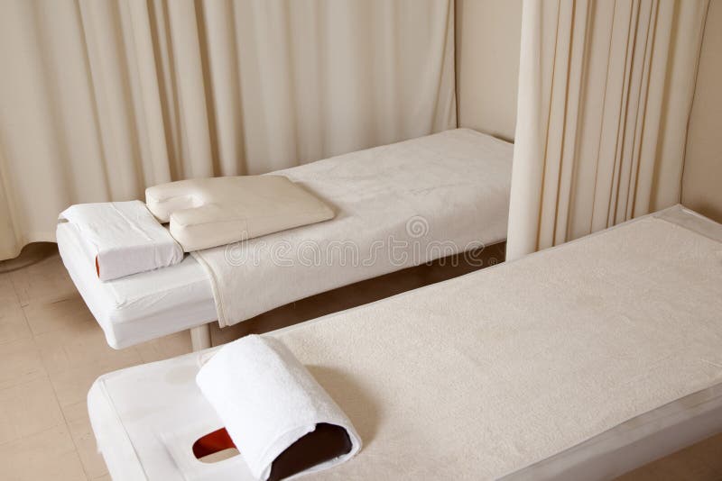 Massage table stock photo. Image of medicine, massage - 17336010