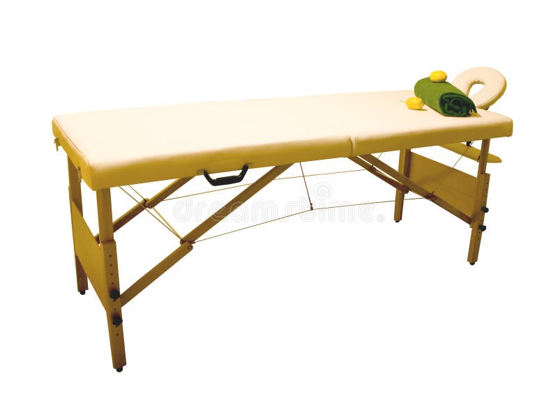 Massage Table stock image. Image of carpet, relaxation - 2622381