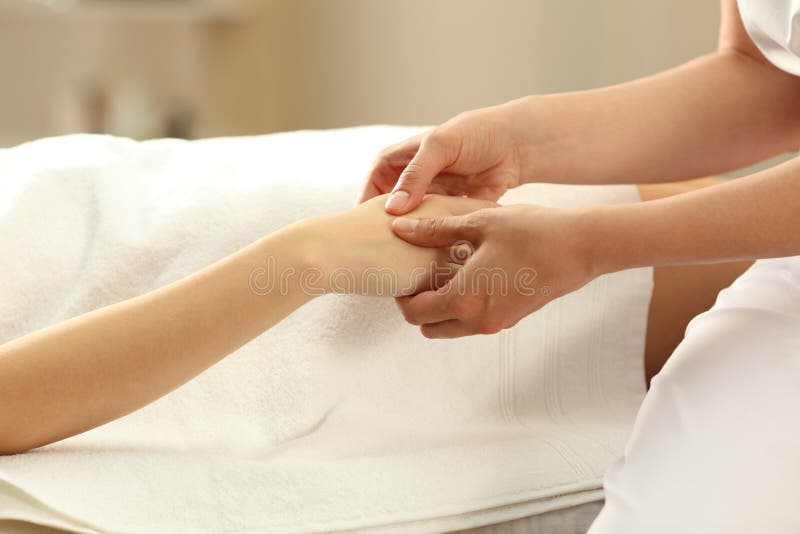 Massaging Hands Stock Image Image Of Relaxation Skin 1534941