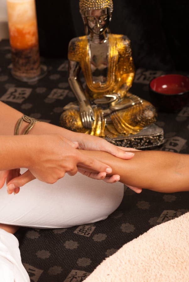 Massaging an arm stock photo. Image of relaxing, vertical - 26292586