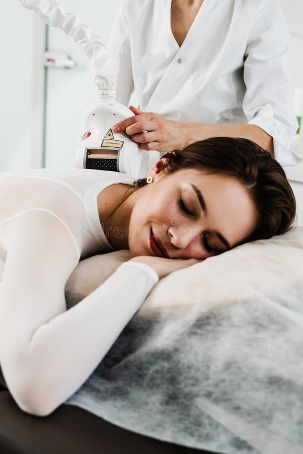 Massaging Congested Areas of Upper Body with Lymphatic Drainage ...