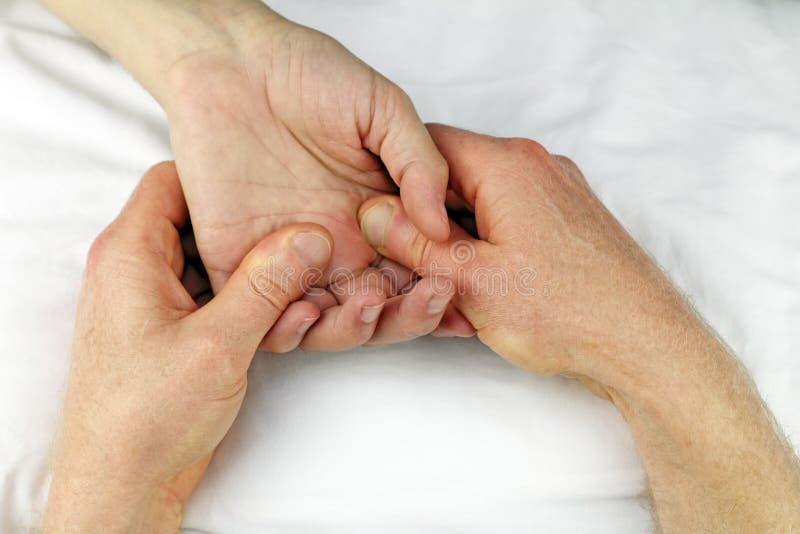 Massaging a Palm stock image. Image of alternative, healthy - 19969049