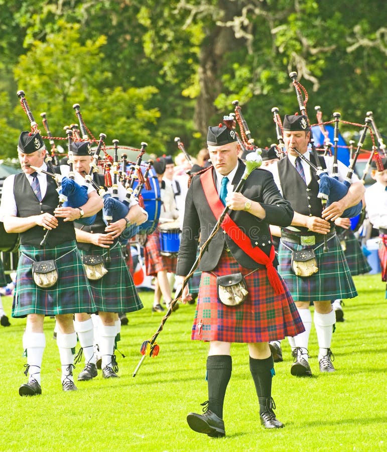 Pipe Major at Braemar Royal Gathering Editorial Stock Photo - Image of ...