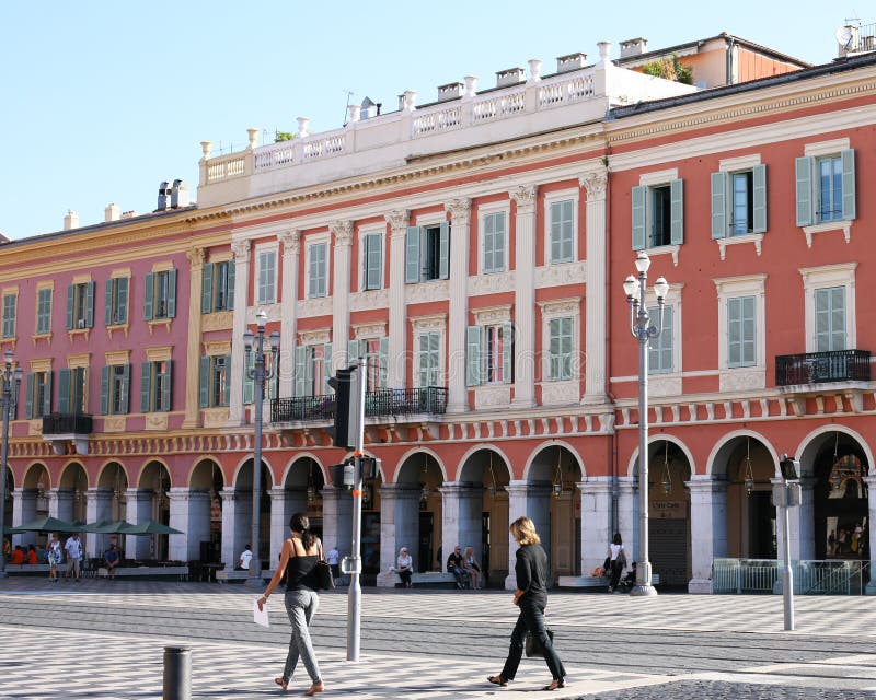 Massena Square Nice France editorial photography. Image of shopping ...