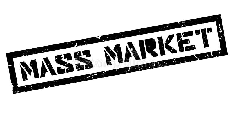 Massenmarktstempel stock abbildung. Illustration von verkauf - 83218609