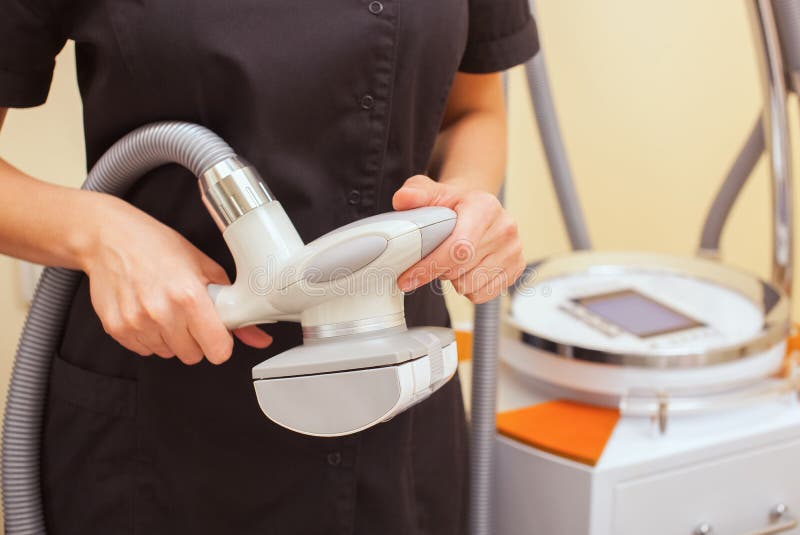 The Masseur is Preparing To Make an Hardware Massage Stock Image ...