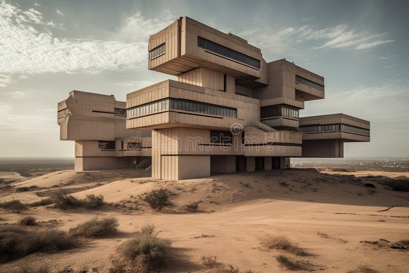 Massive Abandoned Building that is Designed in the Brutalist ...