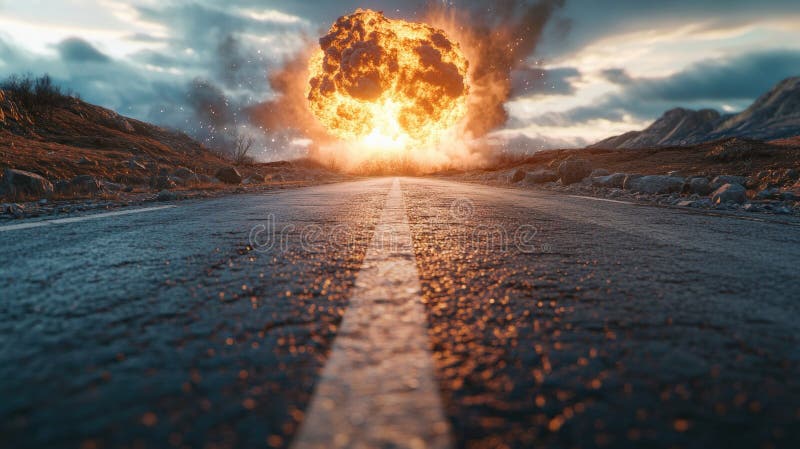 A Massive Aerial Explosion Erupts from the Sky, Creating Chaos and ...