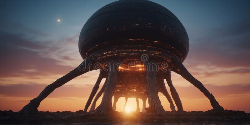 A Massive Alien Structure Orbiting a Black Hole, Absorbing Its Energy ...