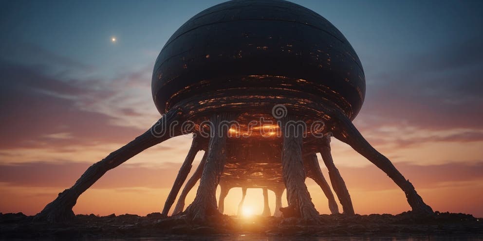 A Massive Alien Structure Orbiting a Black Hole, Absorbing Its Energy ...