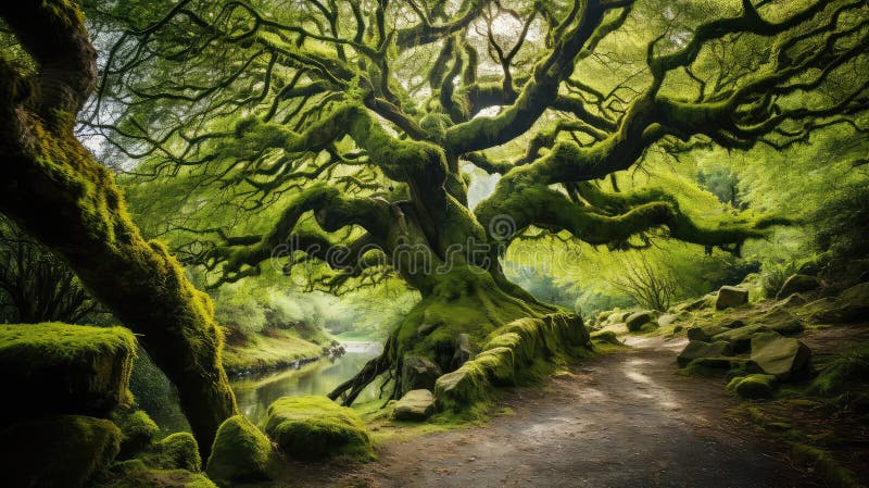 Massive amazing tree stock image. Image of tree, serene - 336035433