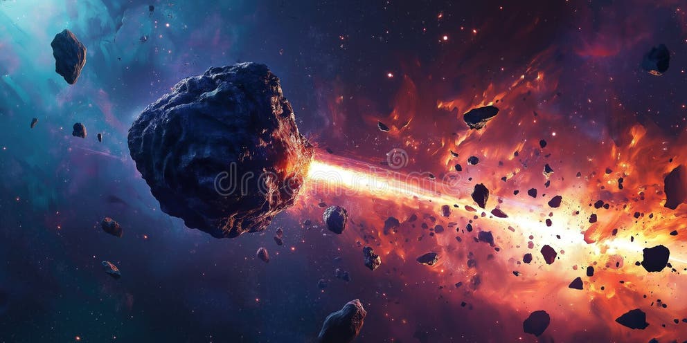 Massive Asteroid is Exploding in Deep Space, Creating a Trail of Debris ...