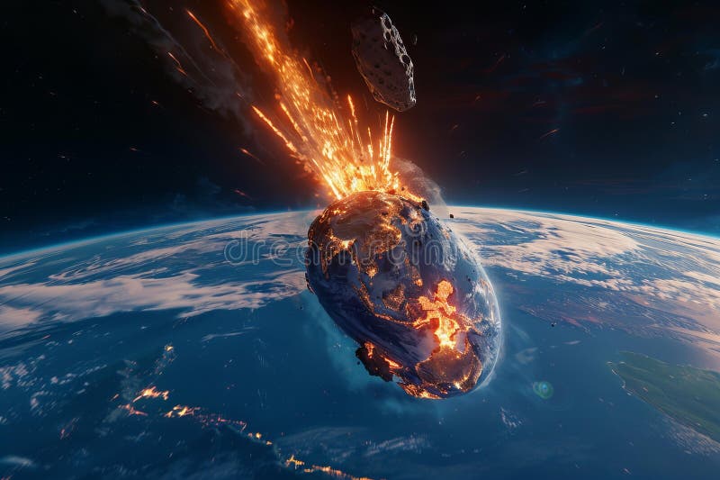 A Massive Asteroid is Falling from the Sky, Flying Towards Earth S ...
