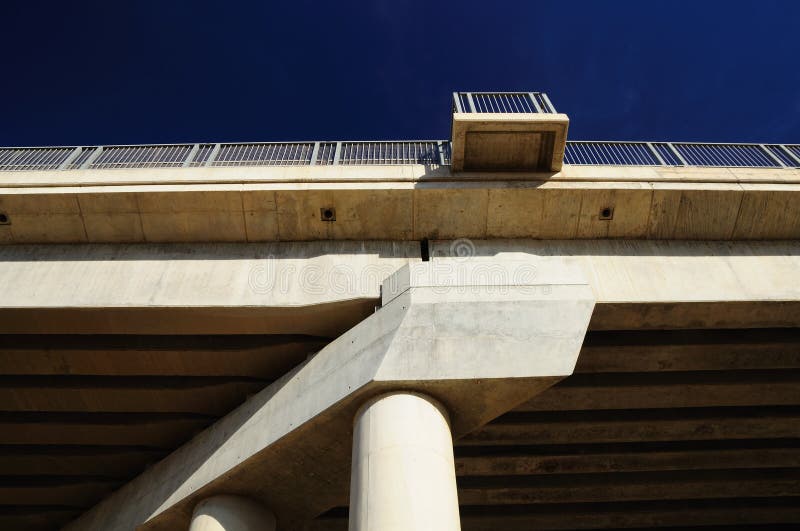 Massive bridge. stock photo. Image of pillar, infrastructure - 36580692