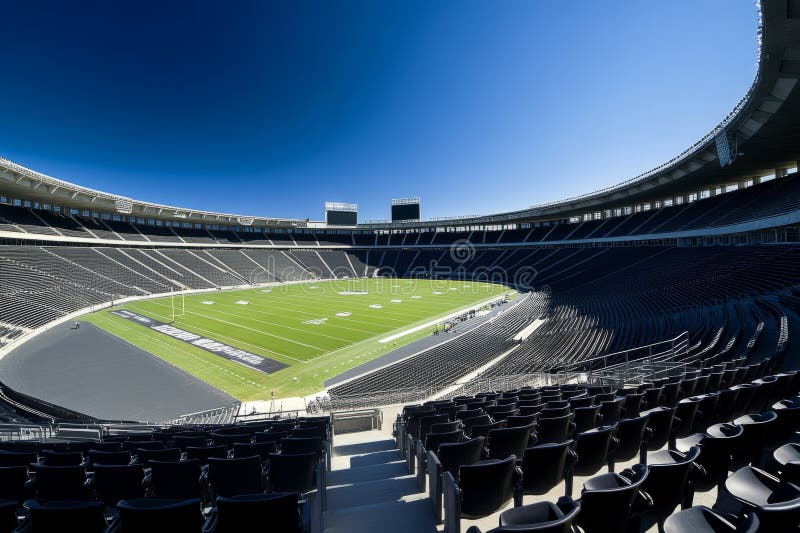 A Massive Brutalist Sports Stadium with Angular, Raw Concrete ...