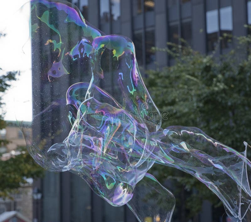 Massive Bubbles in Montreal Stock Image - Image of artistry, bubbles ...