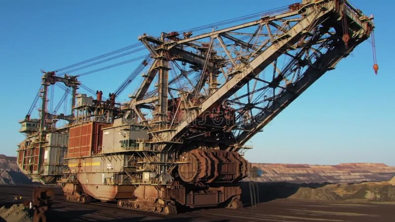 Massive Bucket-Wheel Excavator in Open-Pit Mine: a Colossus of Modern ...