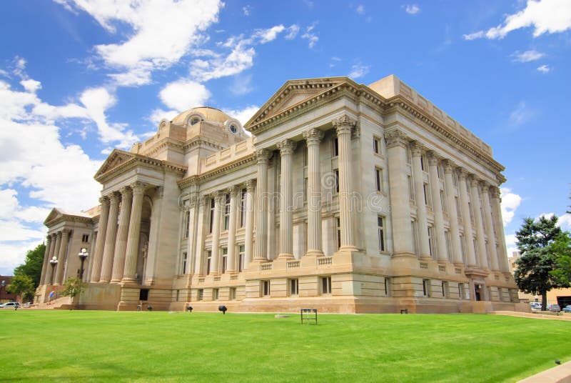 Massive building stock photo. Image of entry, clouds - 15203264