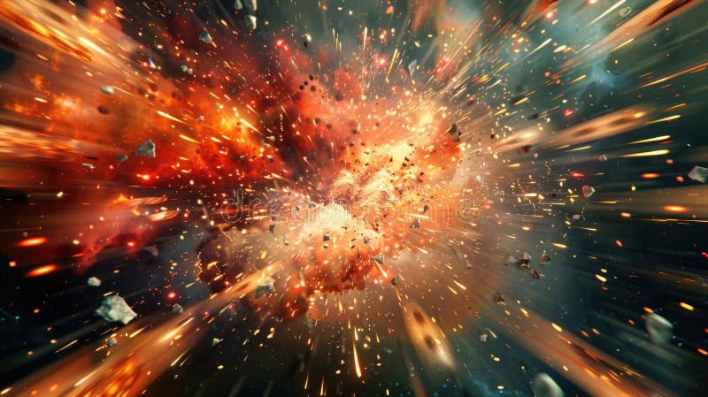 Massive Burst Colorful Stars Night Sky Stock Photos - Free & Royalty ...