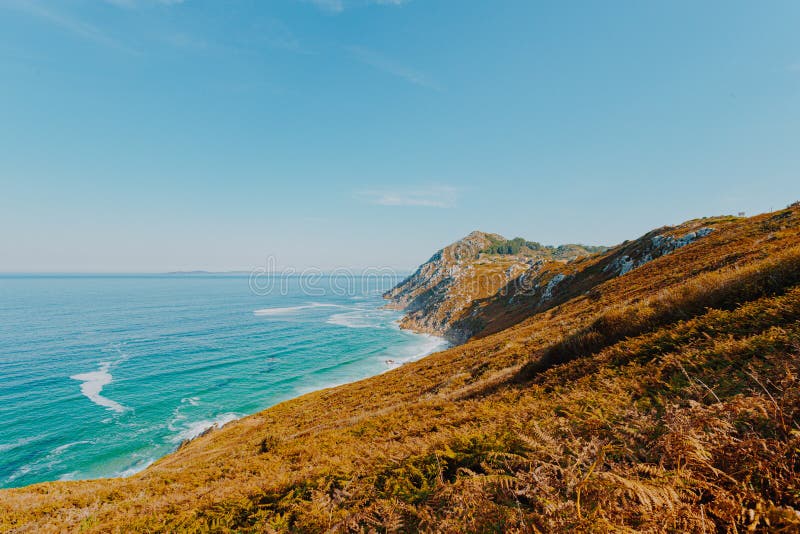 Massive Cliffs of the North of Spain during a Sunny and Bright Day ...