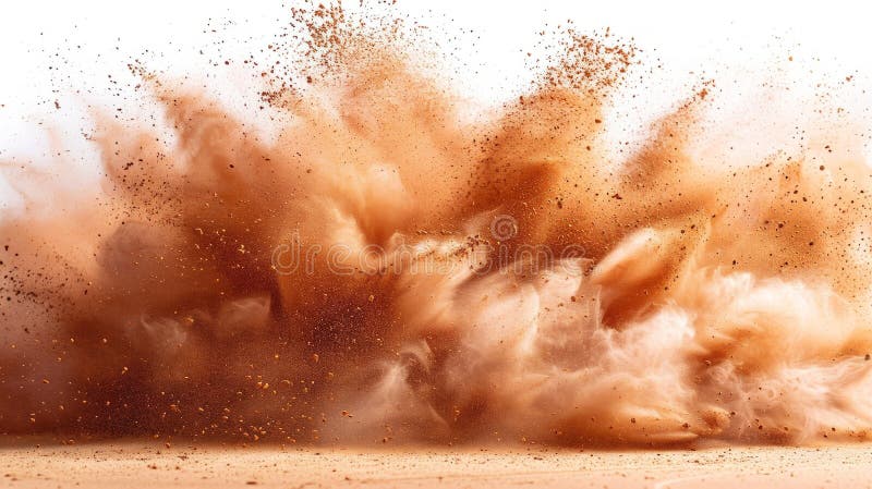 Massive Cloud of Dust and Sand Explodes Outwards, Creating a Dramatic ...